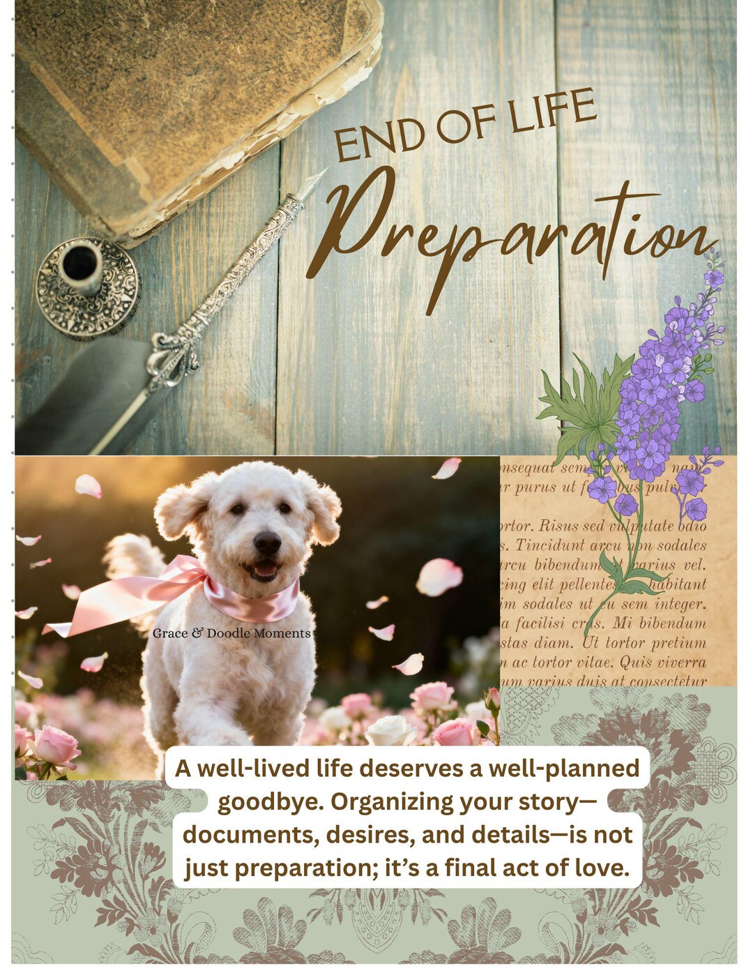 End of Life Planning Journal: Legacy & Personal Footprint Guide - Etsy