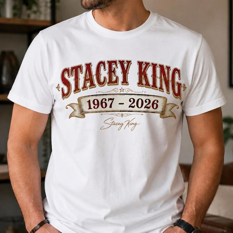 Stacey King Vintage Shirt, 1967–2026 Memorial T-shirt, Retro Basketball ...