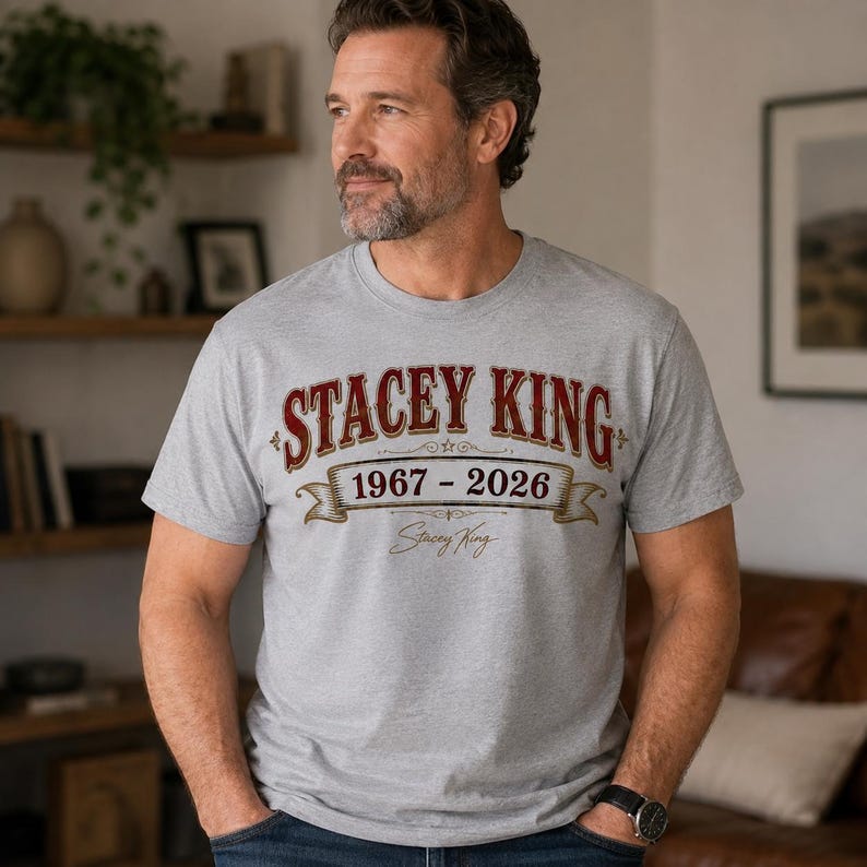 Stacey King Vintage Shirt, 1967–2026 Memorial T-shirt, Retro Basketball ...