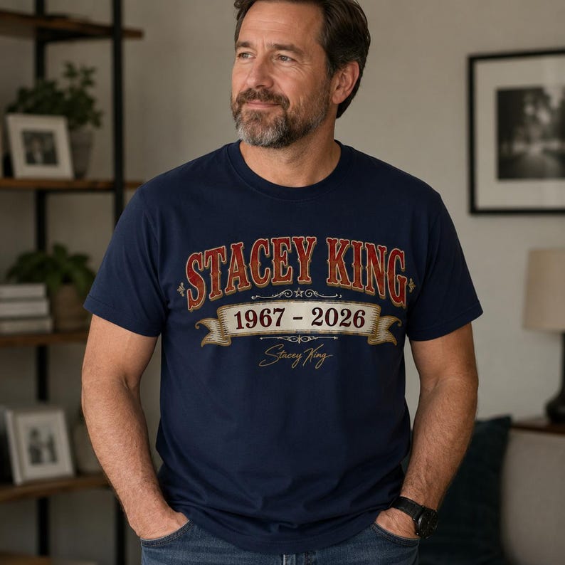 Stacey King Vintage Shirt, 1967–2026 Memorial T-shirt, Retro Basketball ...