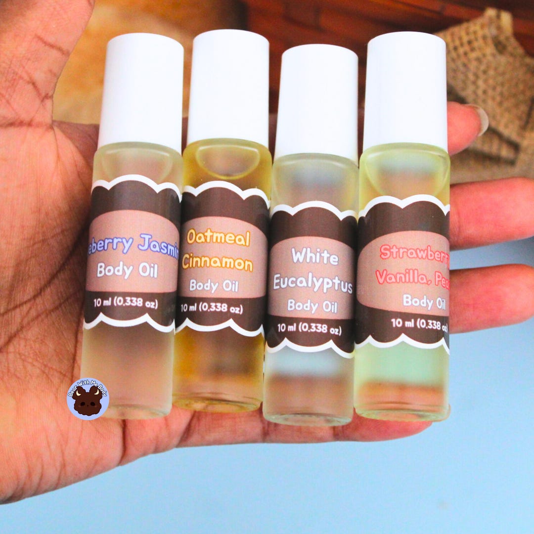 10ml Roll on Body Oil Gift Set - Etsy