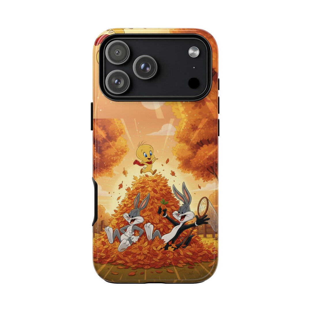Art Print: Looney Tunes Fall Fun, Bugs Bunny & Tweety, Nostalgic ...