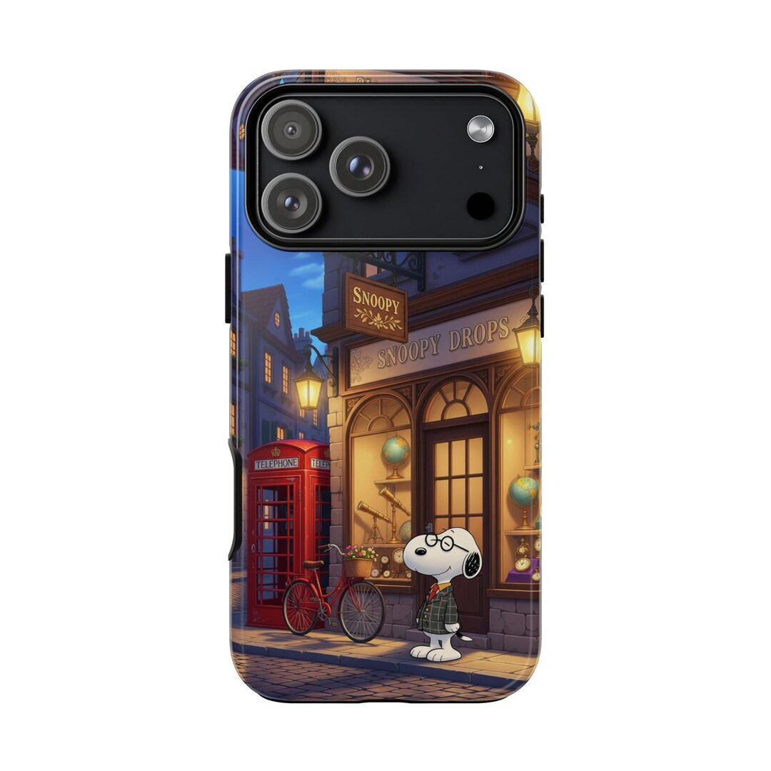 Snoopy Knight Phone Case - Medieval Castle & Sword Tough Phone Cover ...