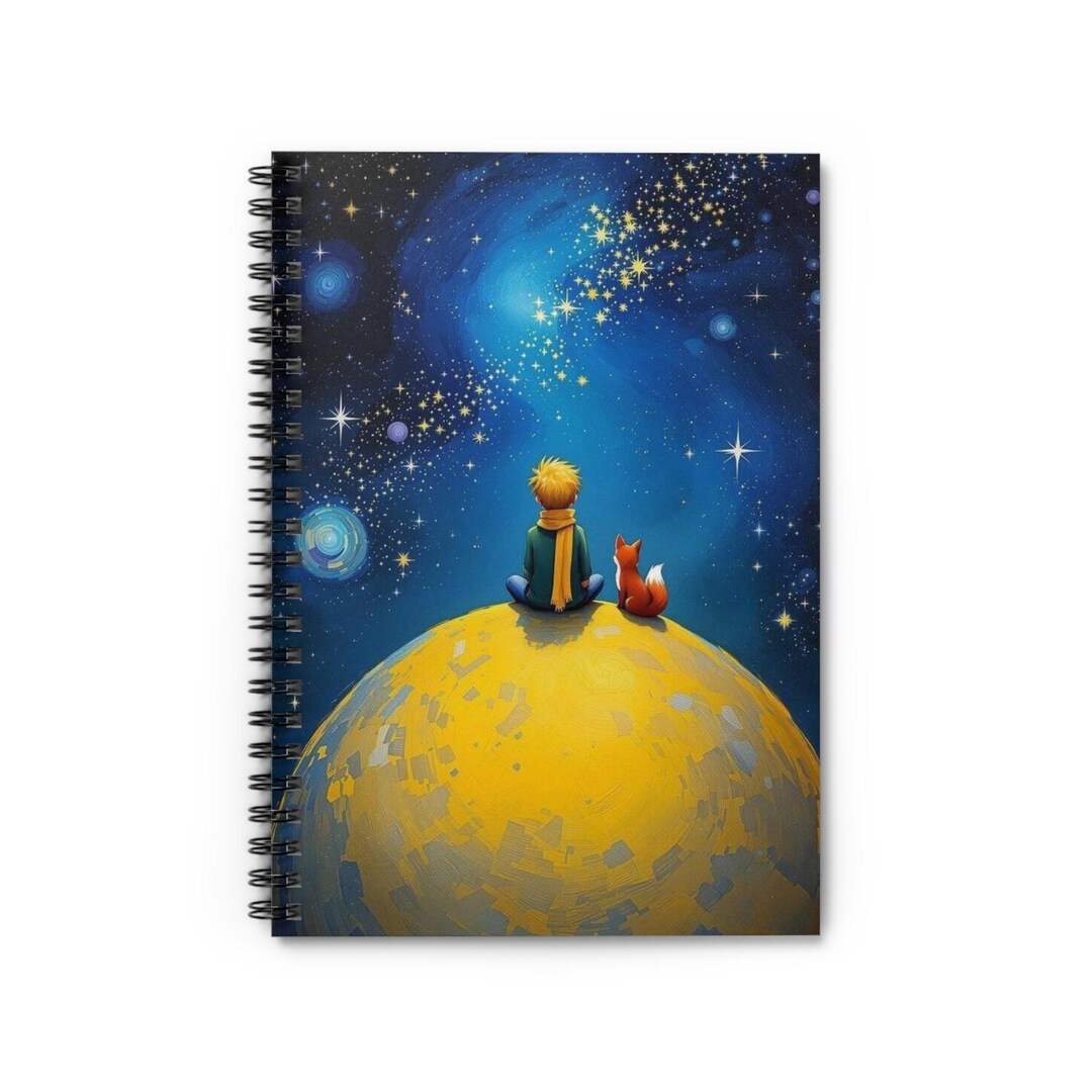 The Little Prince Spiral Notebook | Ruled Lined Journal - Etsy