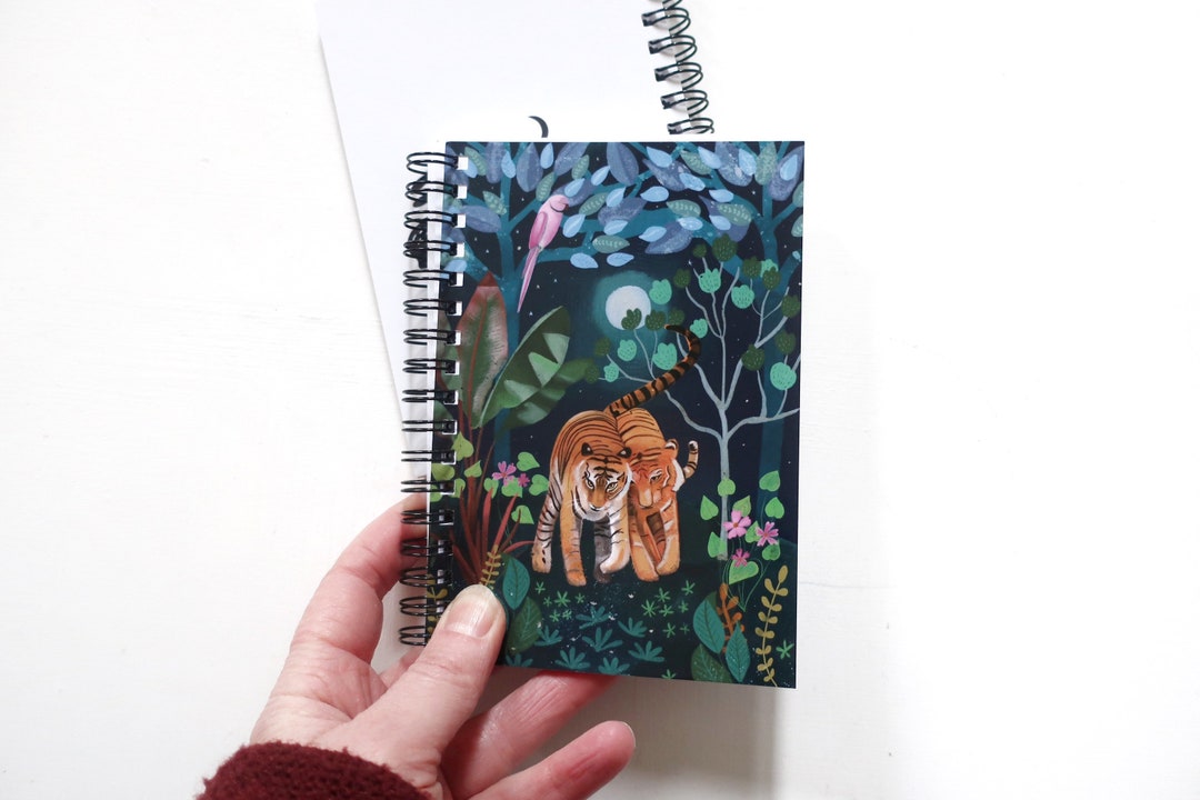 Plain A6 Notebook, Tiger Notebook - Etsy