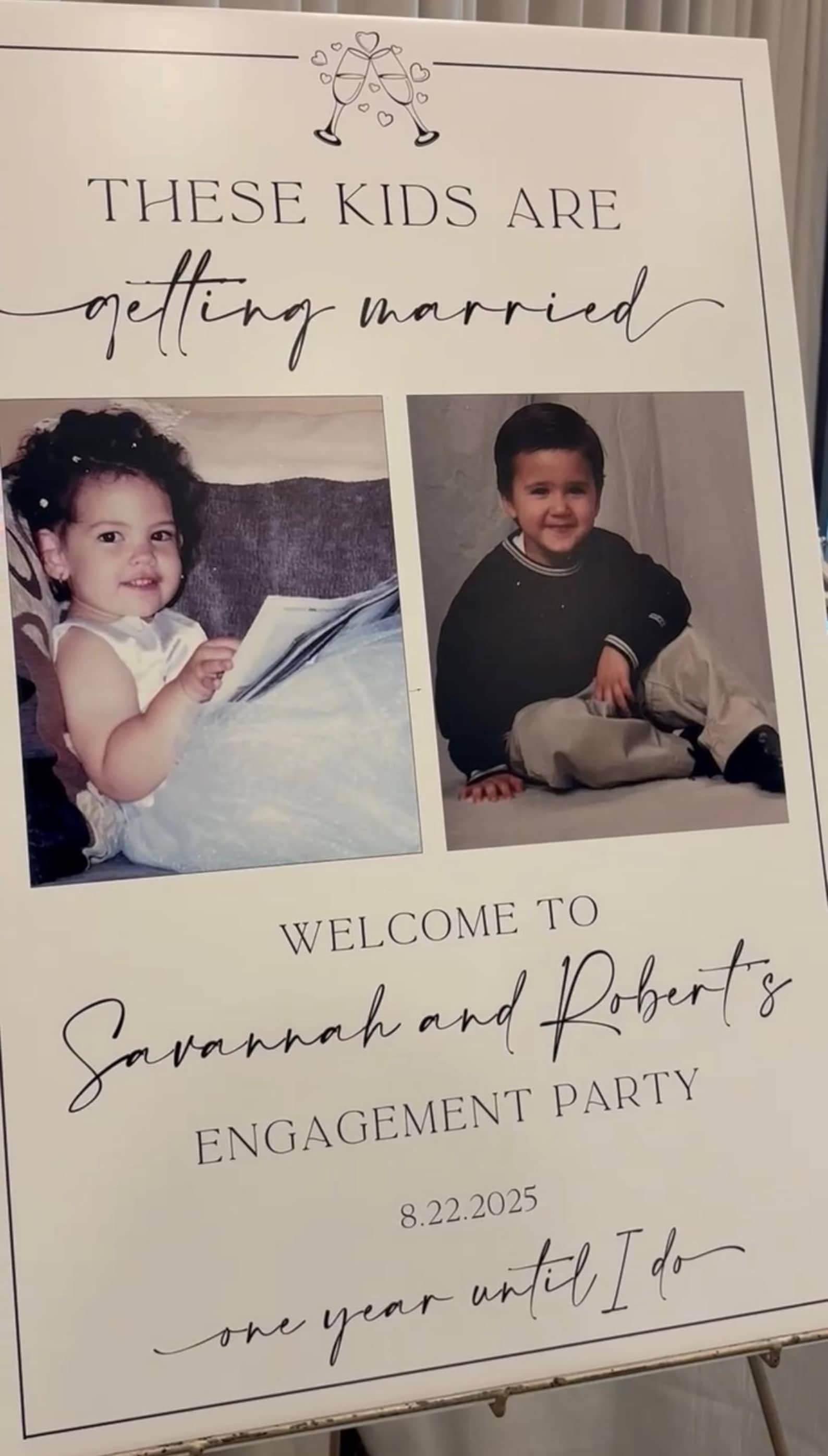 These Kids Are Getting Married - Engagement Party and Wedding Welcome ...
