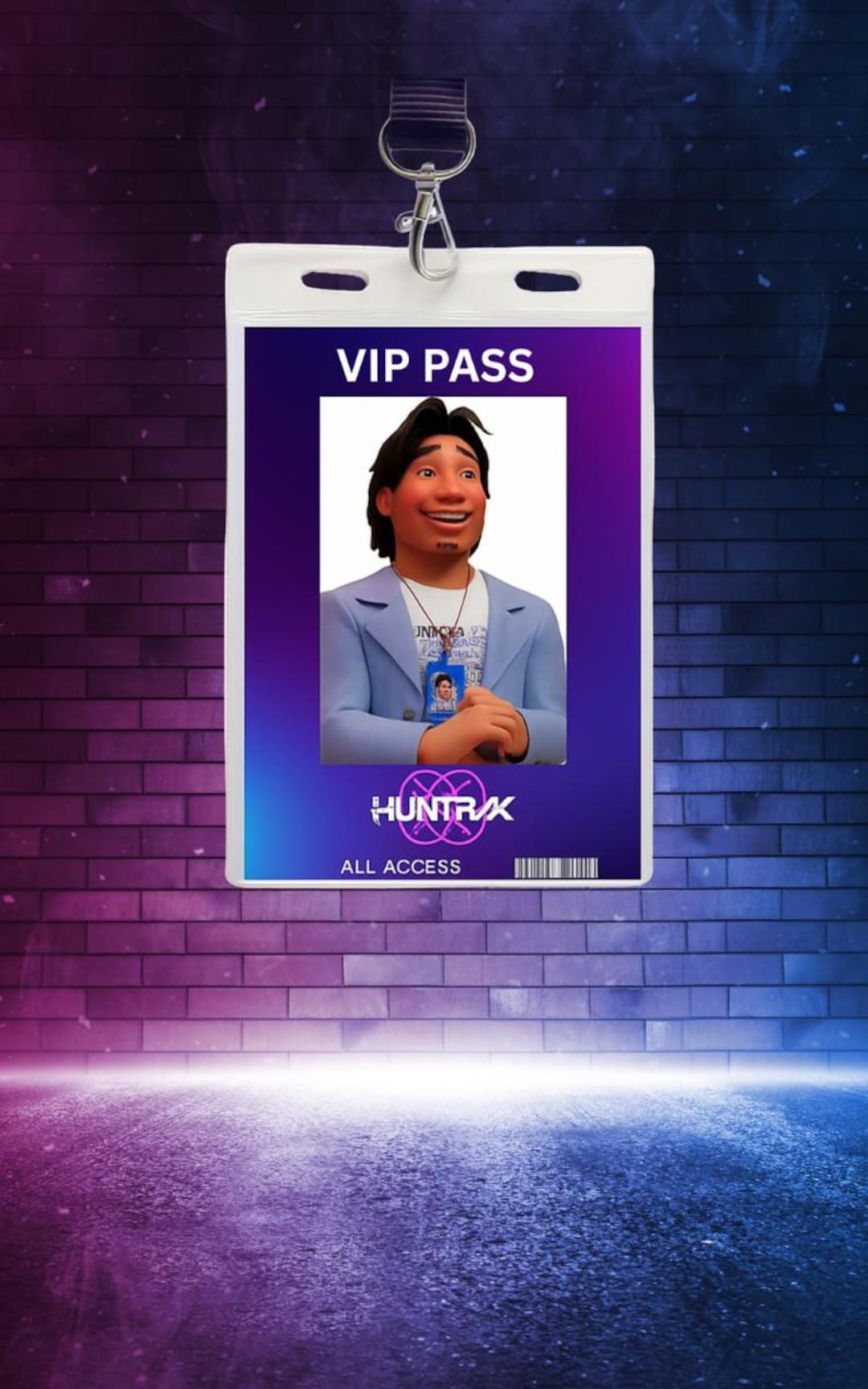 Kpop Demon Hunters Bobby VIP Pass Printable | Bobby Lanyard Badge for ...