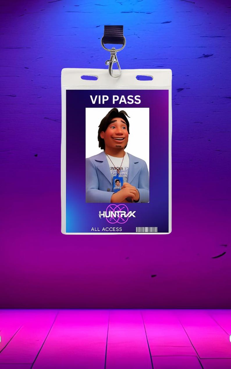 Kpop Demon Hunters Bobby VIP Pass Printable | Bobby Lanyard Badge for ...