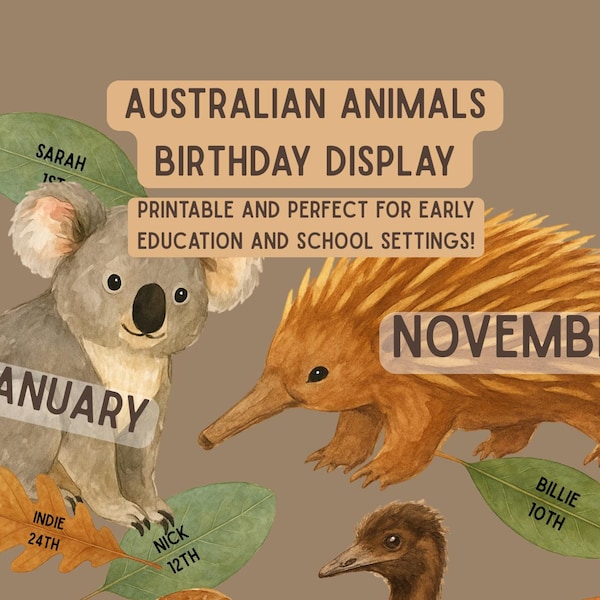 Birthday Chart - Etsy Australia