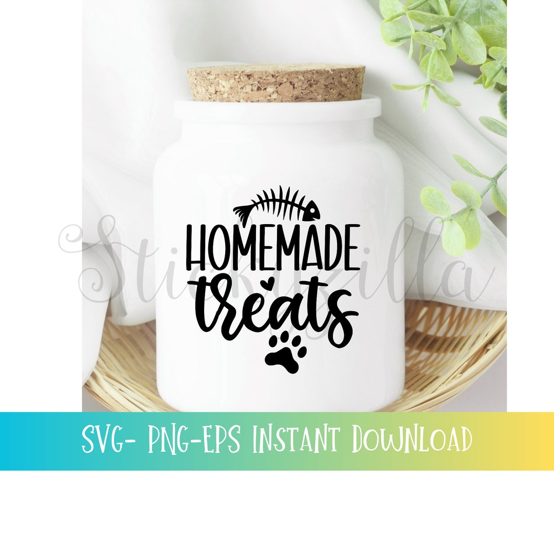 Cat Treat Graphic 5 - Cat Cut Images SVG EPS PNG Instant Download for ...