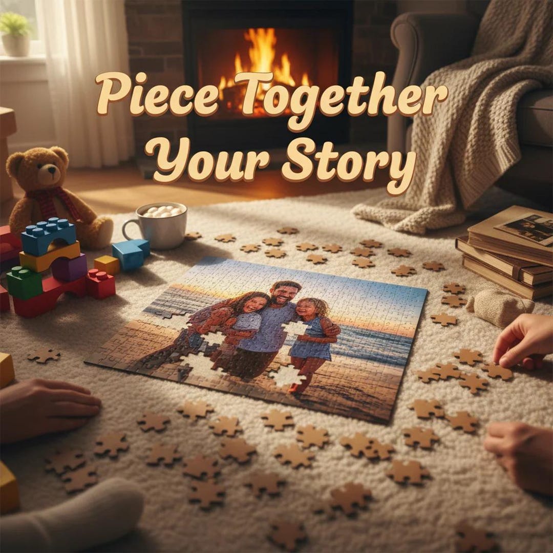 You Complete Me Puzzle From Photo Custom Jigsaw Puzzle Piece Keepsake ...