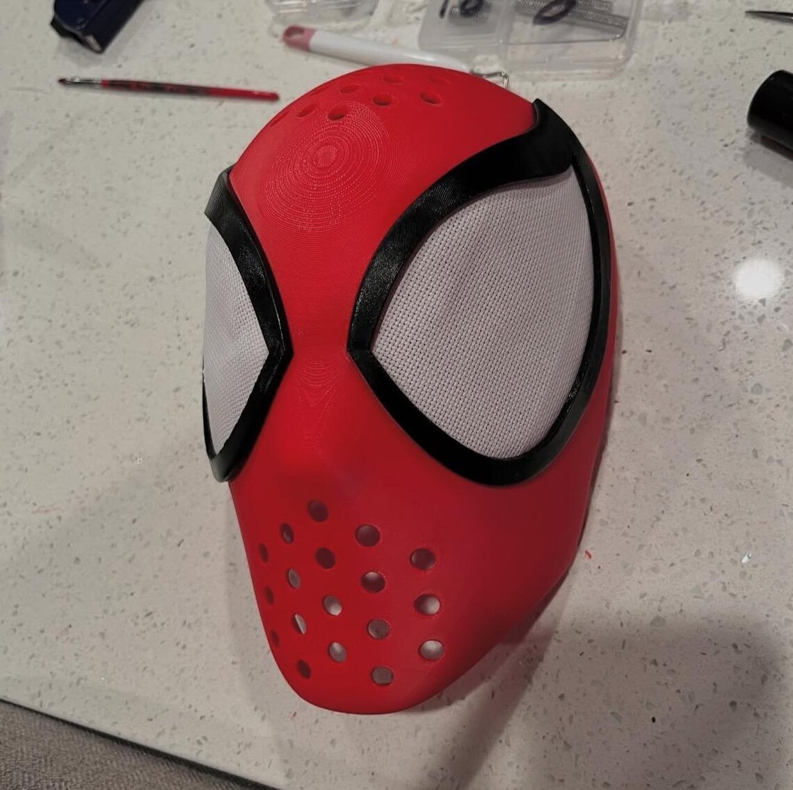 Ultimate Spider-man Faceshell - Etsy