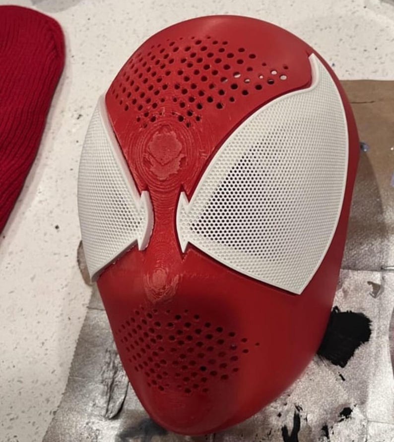 Scarlet Spider Faceshell (resilientspiderprops) - Etsy