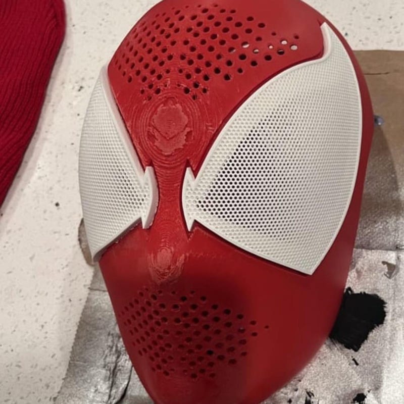 Spiderman Face Shell - Etsy