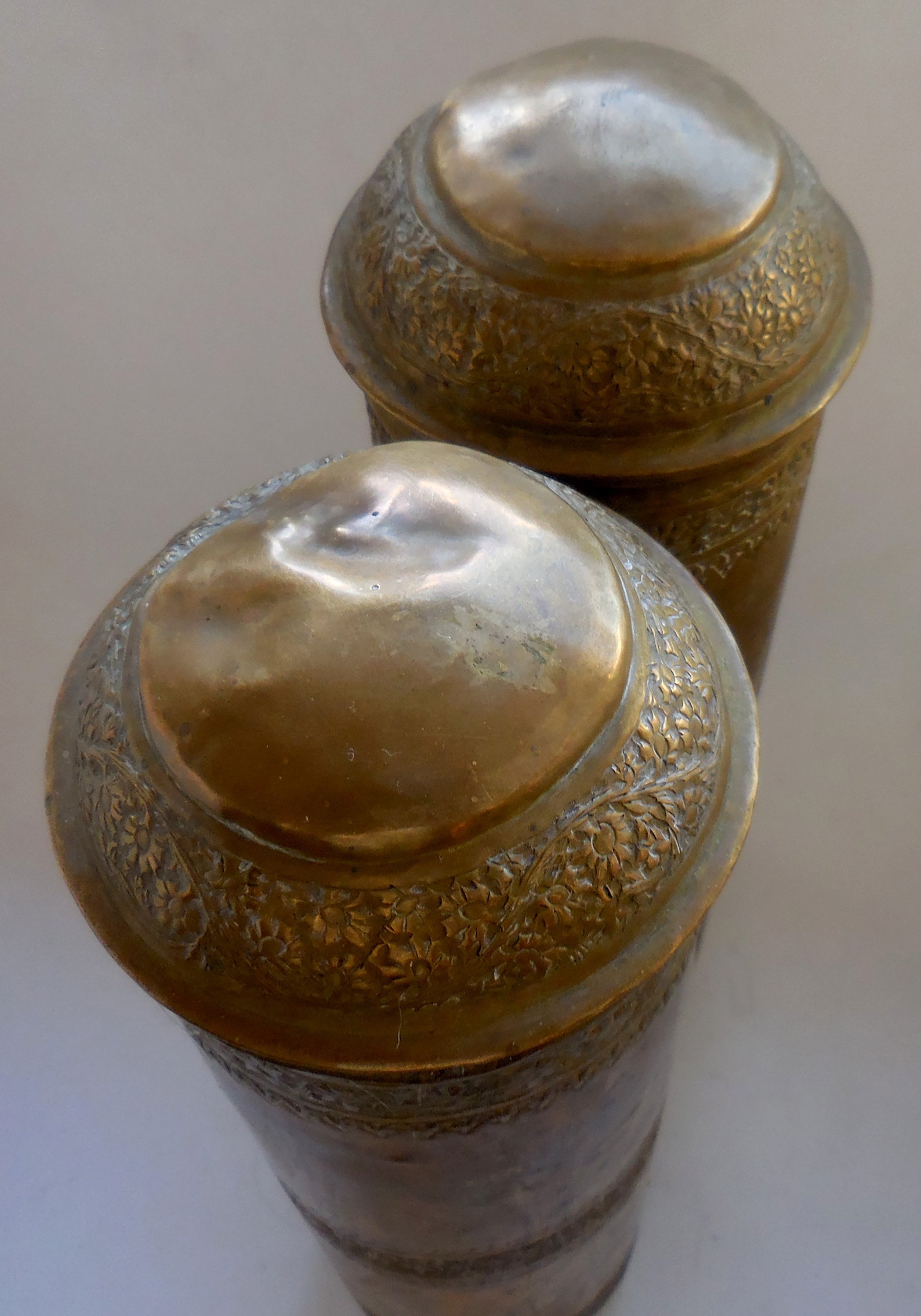 Handmade Brass Canister/containers, Brass From India - Etsy