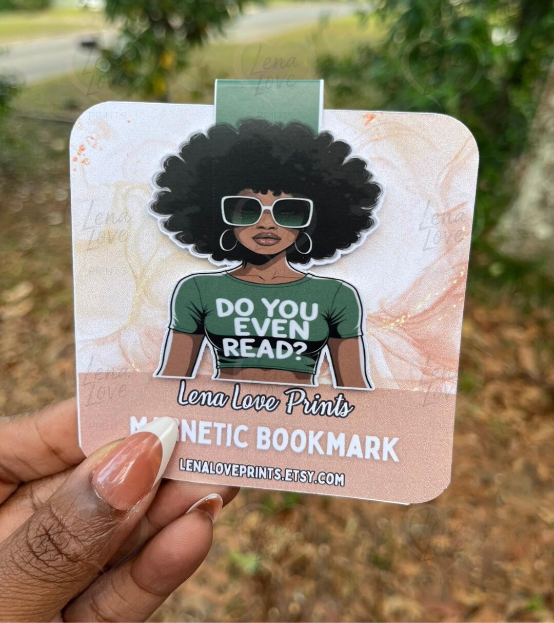 Do You Even Read? Black Woman Magnetic Bookmark | Sassy Bookish Gift ...
