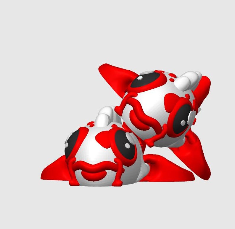 3D Printed Articulated Koi Fish Fidget Toy - Etsy Australia
