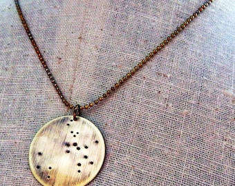 Big Dipper Necklace Gold Big Dipper Charm Ursa Major Great