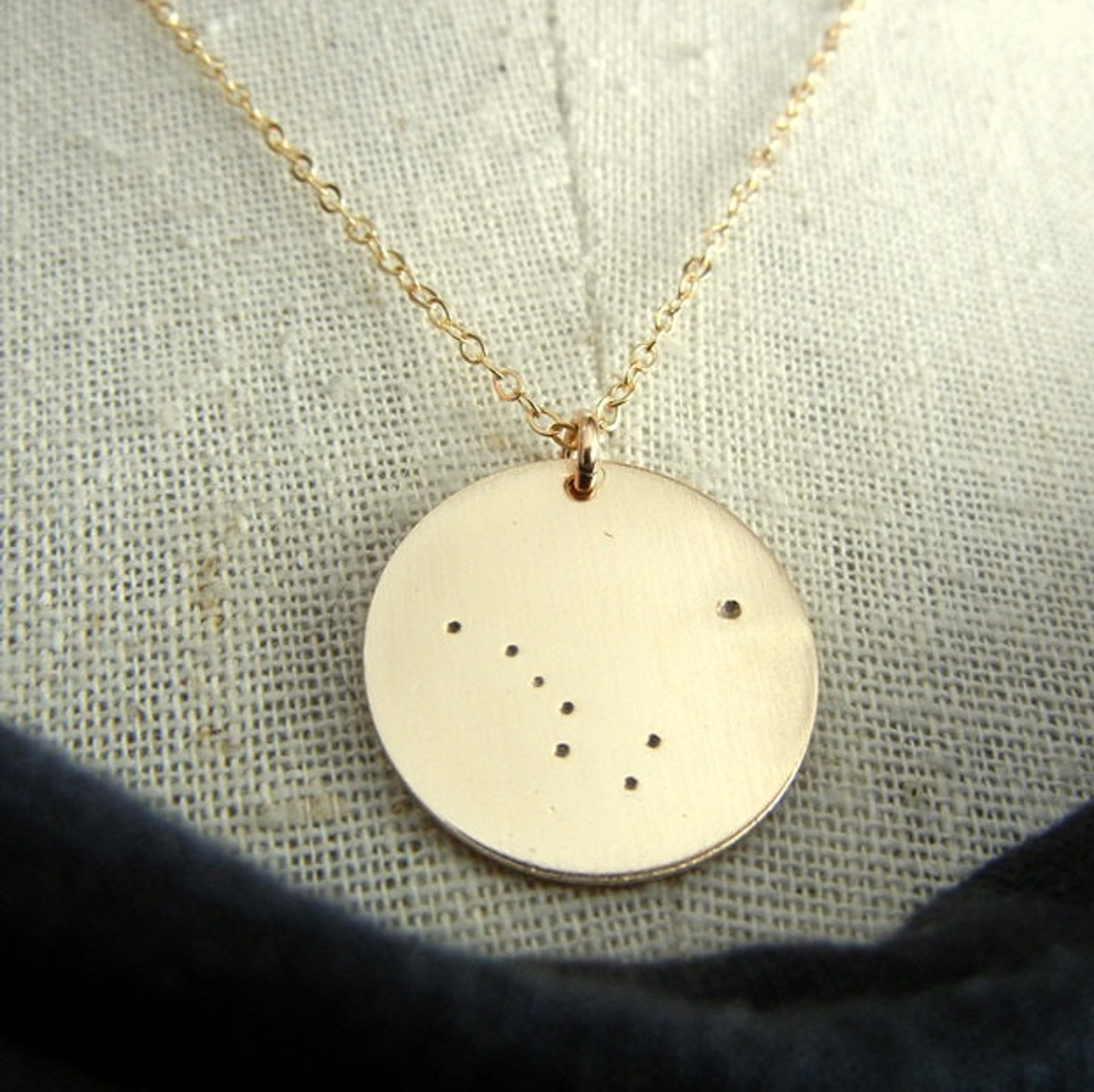 Big Dipper Necklace | Gold Big Dipper Charm Ursa Major | Great Bear ...