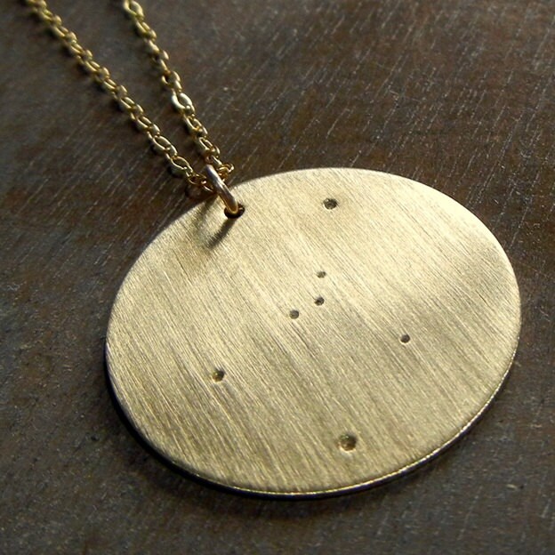 Big Dipper Necklace Gold Big Dipper Charm Ursa Major Great - Etsy