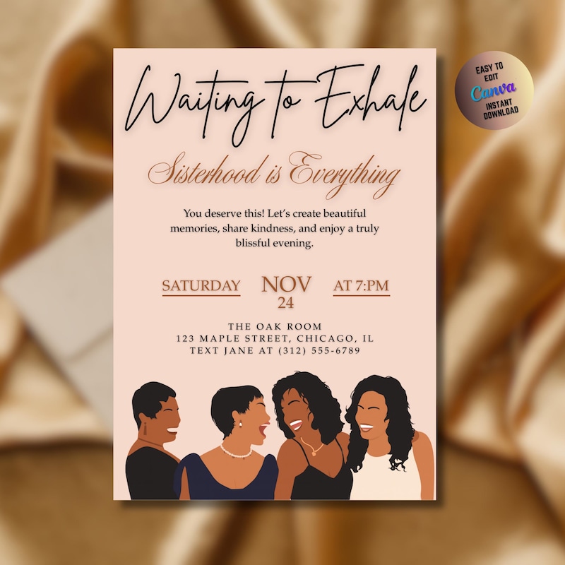 Waiting To Exhale Party Etsy
