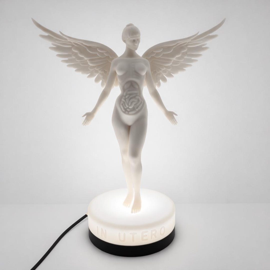 ニルヴァーナ『イン・ユーテロ』ナイトライト - Etsy 日本