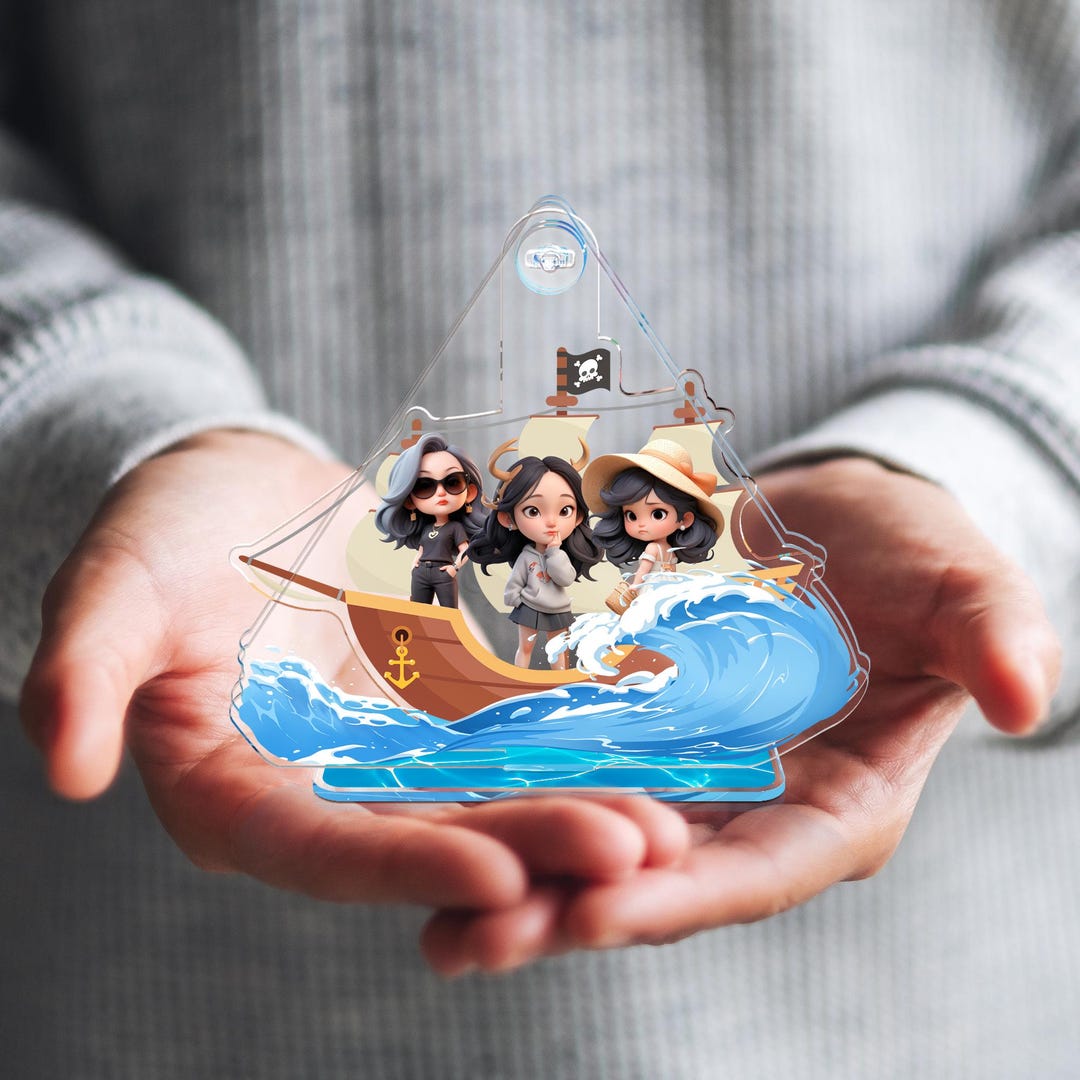 Custom 3D Pirate Ship Photo Frame – Nautical Desk Decor Gift - Etsy