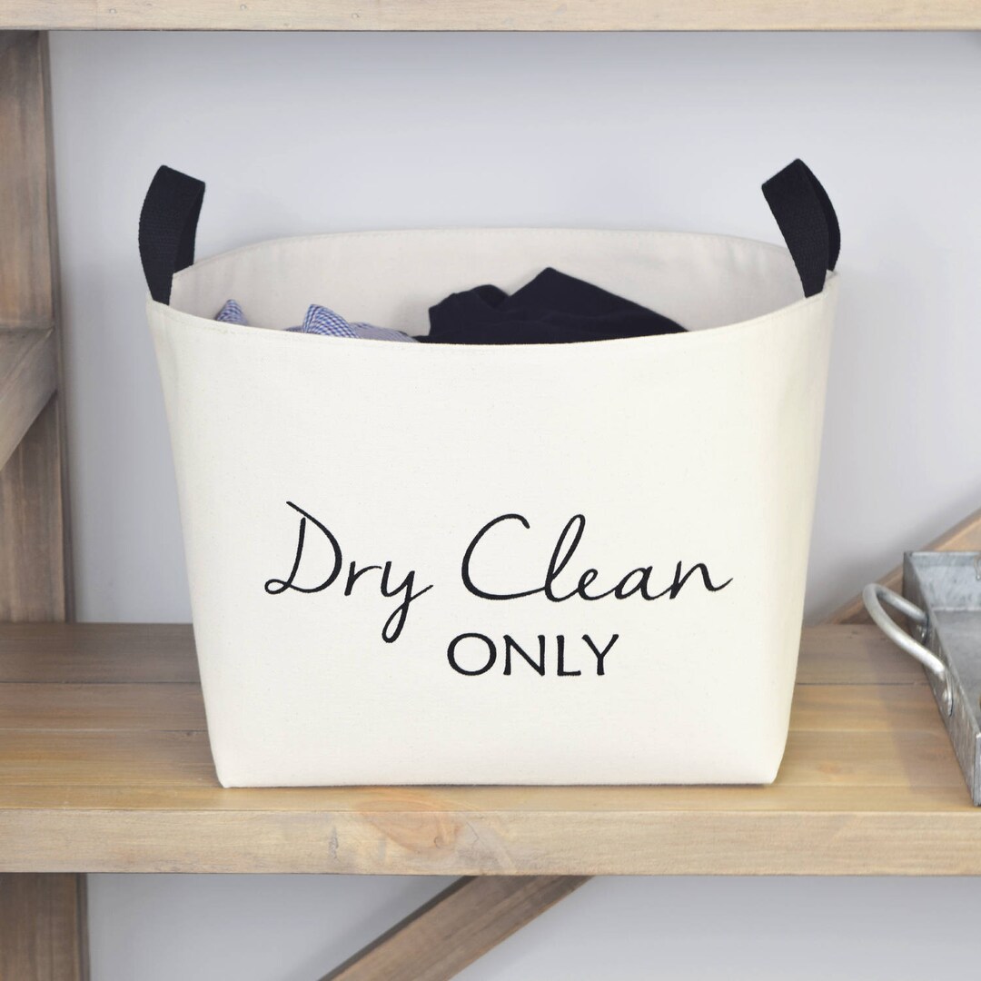 Dry Clean Laundry Basket Hamper - Etsy
