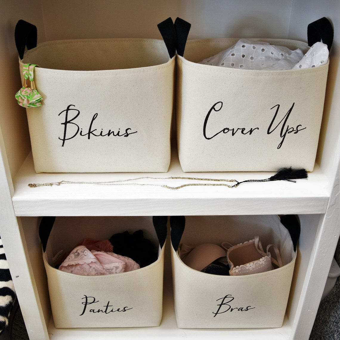 Personalized Closet Storage Basket - Etsy