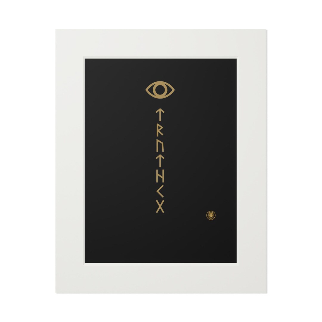 ARKEMIS™ Truth Code Wall Art | Eye Symbol Rune Totem | Nordic Artifact ...
