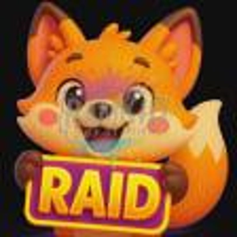 Pack of 12 Roxy Foxy - Emotes - Cute Fox Twitch Emotes - - Etsy