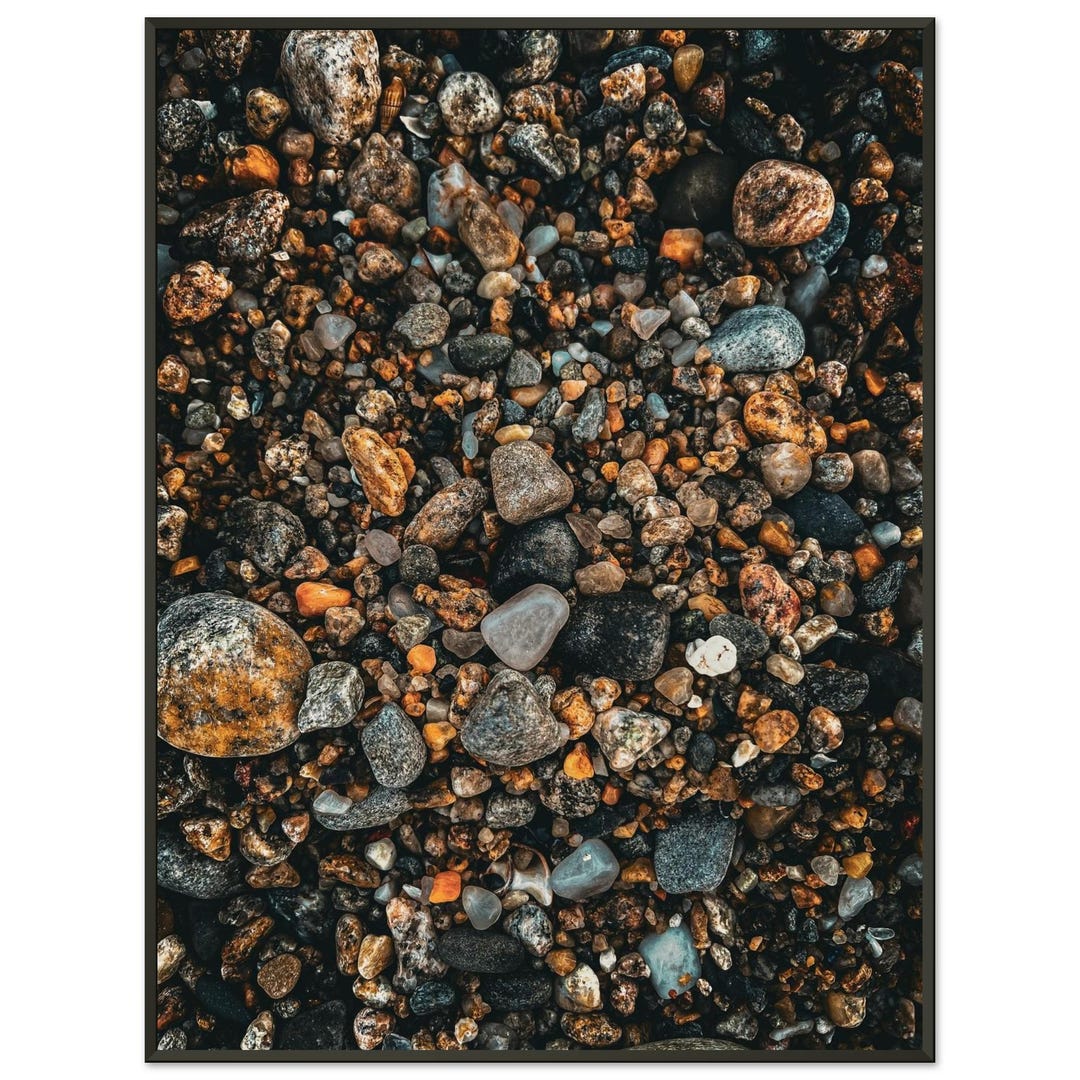 Earth Texture. Pacific Ocean Beach. Museum-quality Matte Paper Metal ...