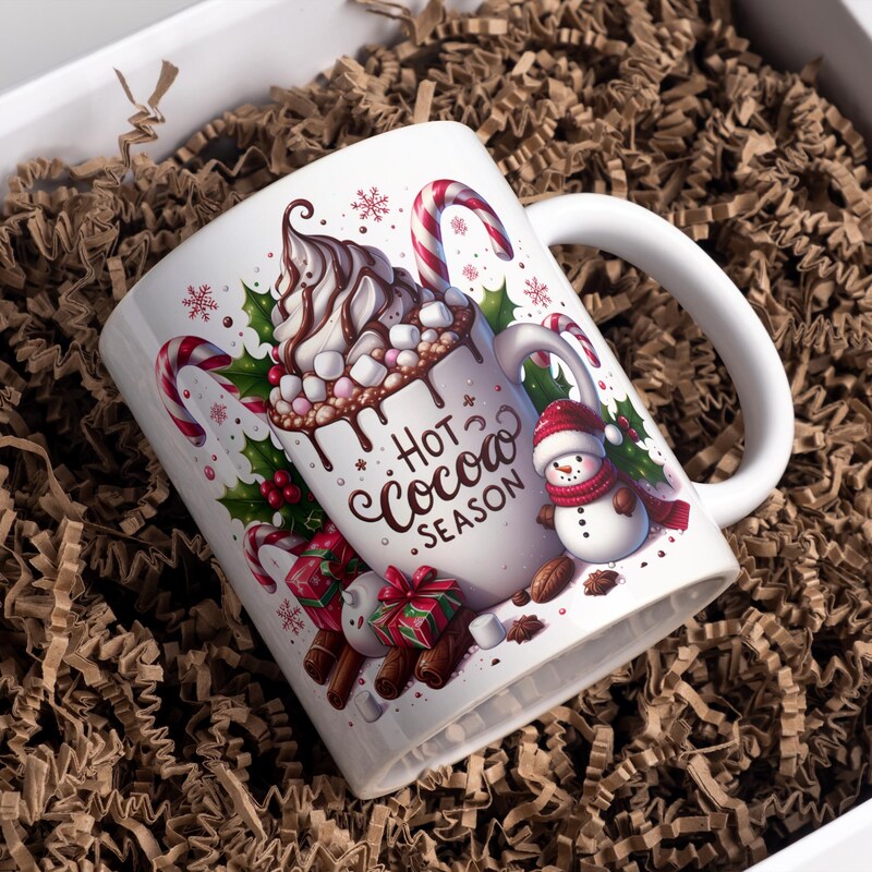 Hot Cocoa Mugs - Etsy
