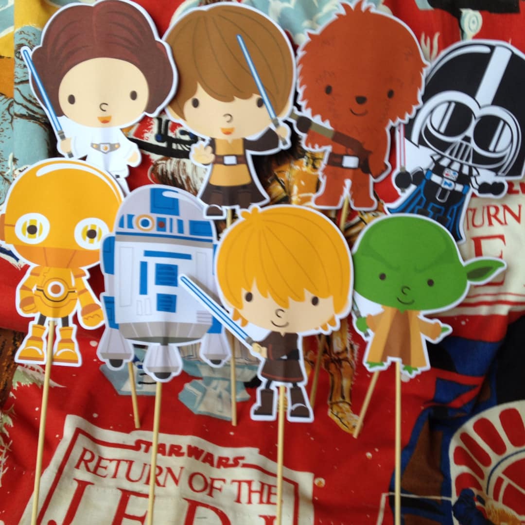 DIY Print at HOME Star Wars Party Centerpiece Sticks Table Topper ...
