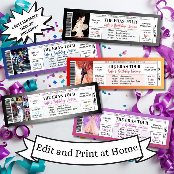 Taylor Awift Party Invitation - Etsy