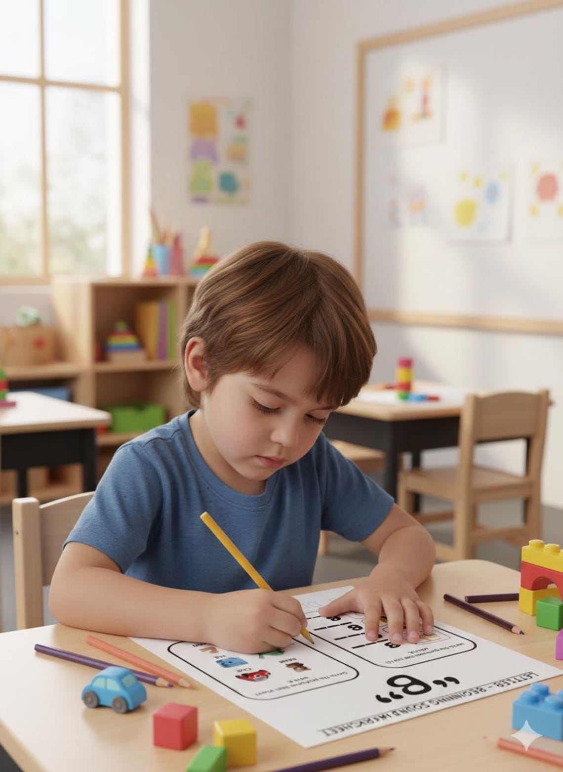 K-1 Phonics Worksheets | Beginning Sounds Activity Pack | Kindergarten ...