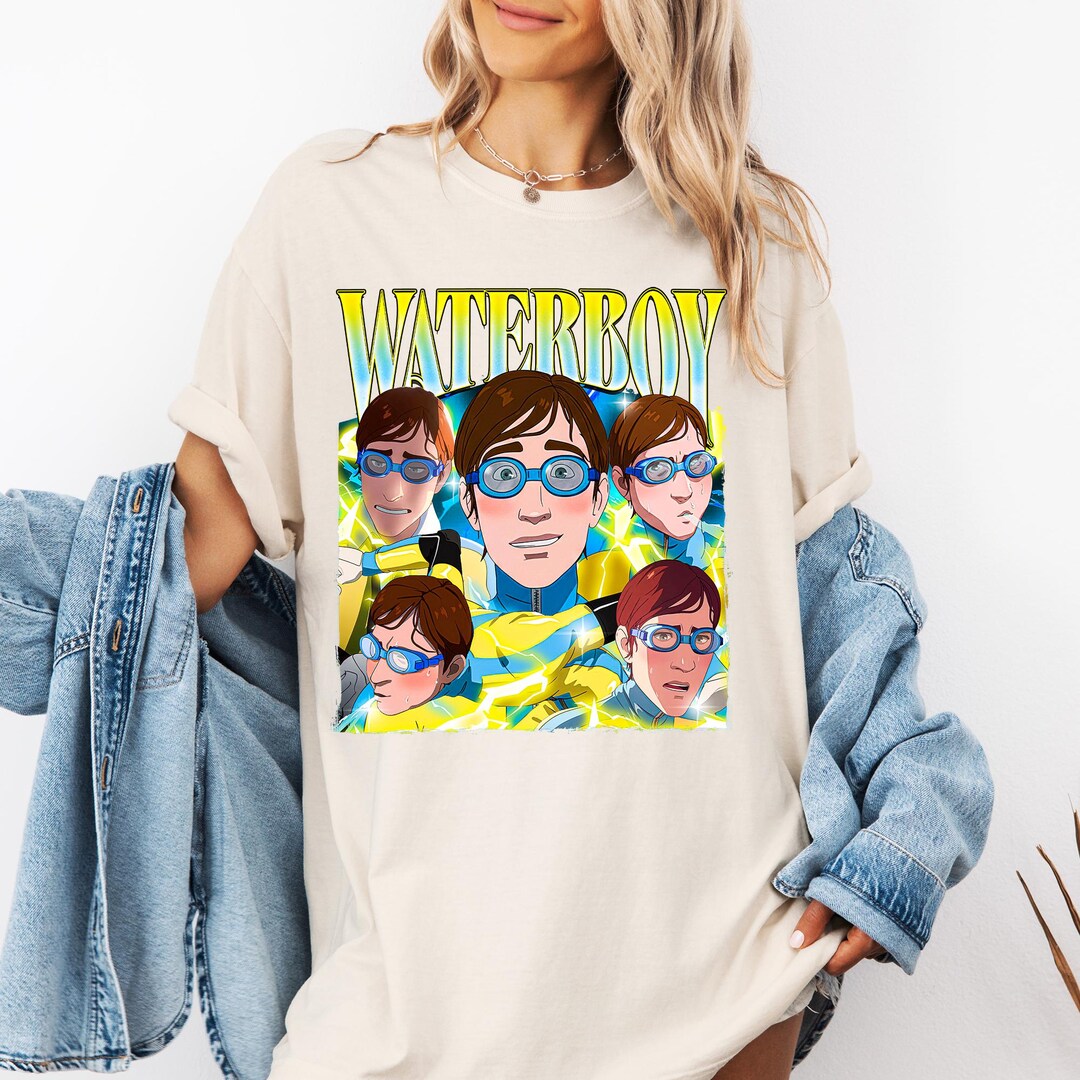 Waterboy Dispatch Shirt, Z Team Anime Tee, Retro Cartoon Hero T-shirt ...