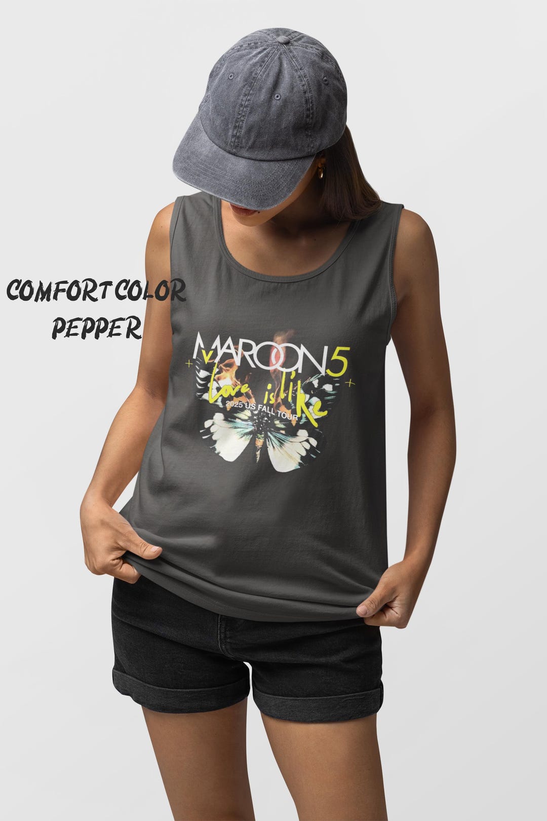 Maroon 5 Love is Like Tank Top - Official Concert Merch - Etsy