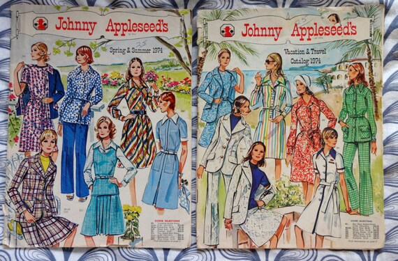 Items similar to Johnny Appleseed's Vintage Fashion Catalog 1970's ...