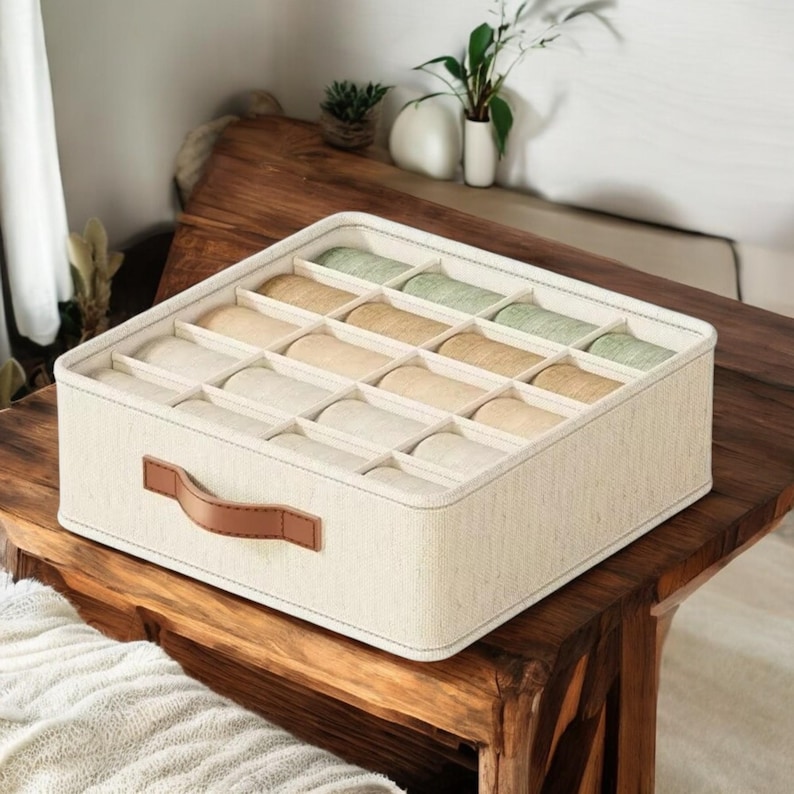 Fabric Drawer Organizers: Foldable Closet Storage Boxes With Dividers ...