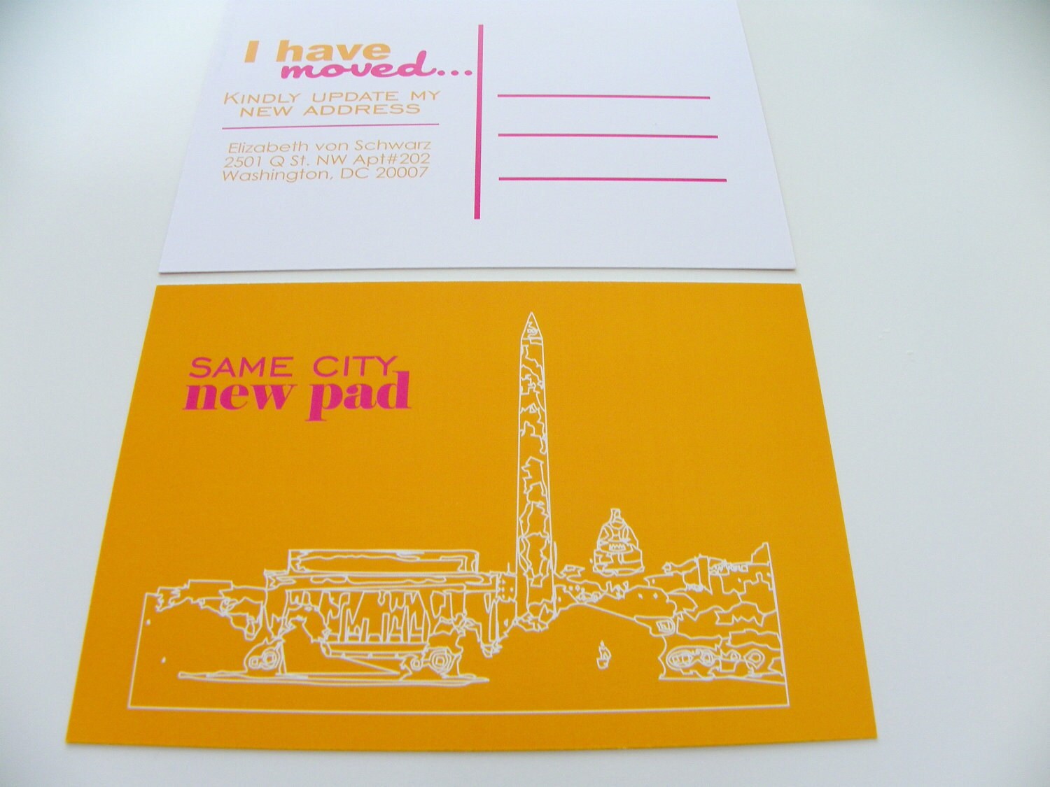 Moving Announcement Postcard Change Of Address Postcards City | Etsy