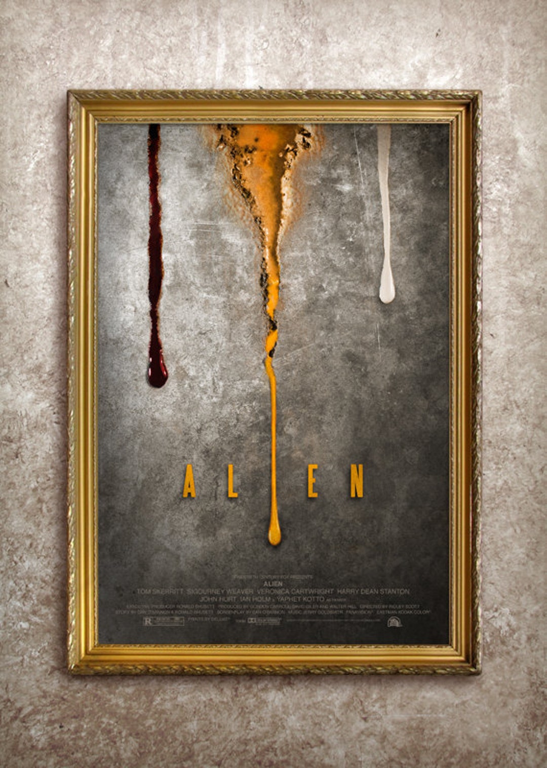 Alien 27x40 (theatrical Size) Movie Poster - Etsy