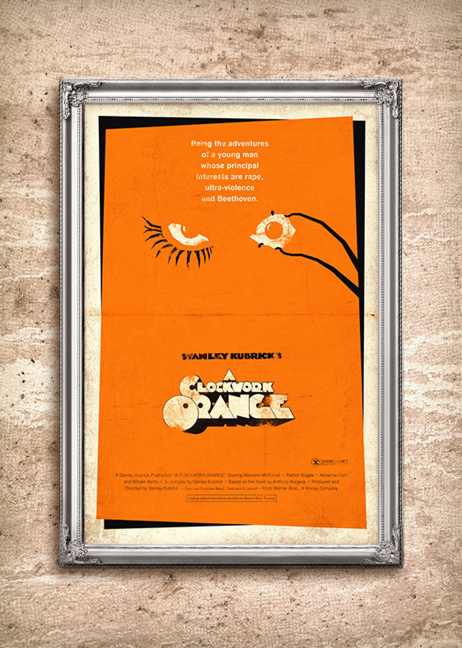 A Clockwork Orange 24x36 Movie Poster - Etsy