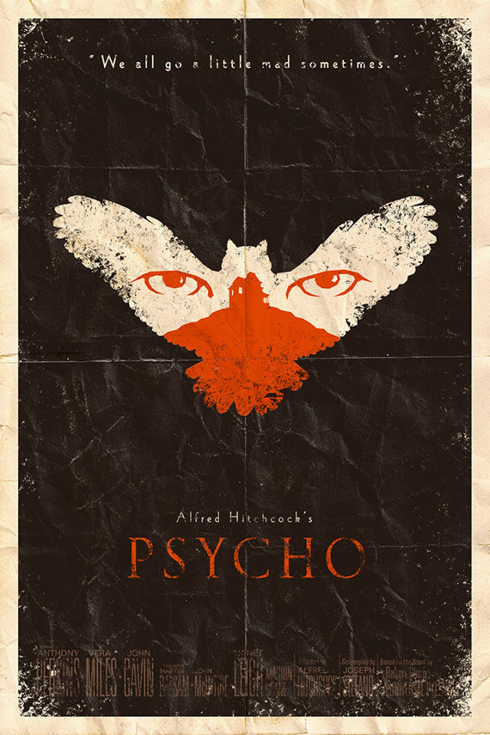 Psycho 24x36 Movie Poster - Etsy