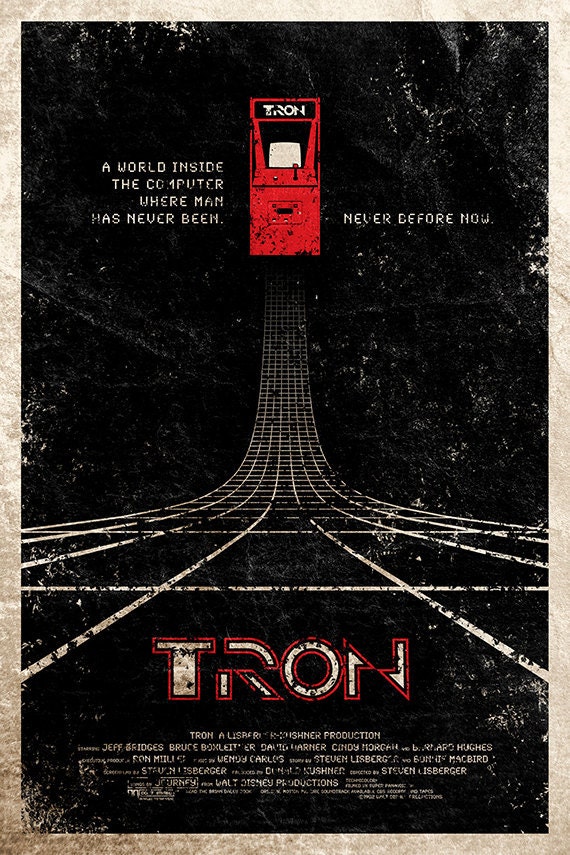 TRON 24x36 Movie Poster - Etsy
