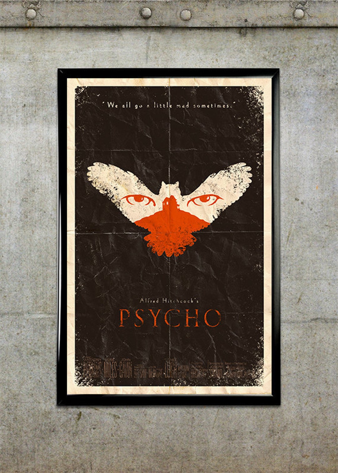 Psycho 11x17 Movie Poster - Etsy