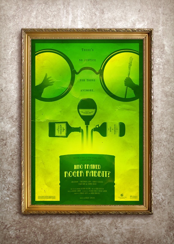 Who Framed Roger Rabbit 27x40 (theatrical Size) Movie Poster - Etsy