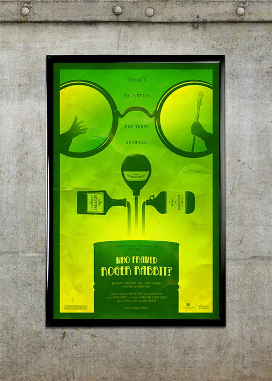 Who Framed Roger Rabbit 11x17 Movie Poster - Etsy