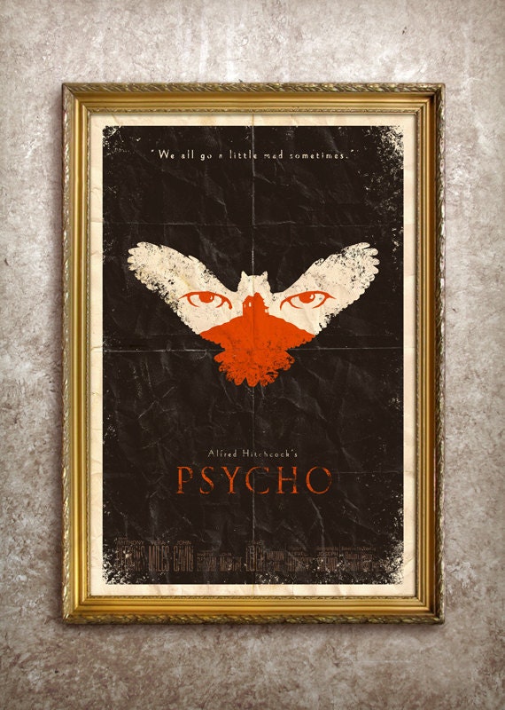 Psycho 27x40 theatrical Size Movie Poster - Etsy