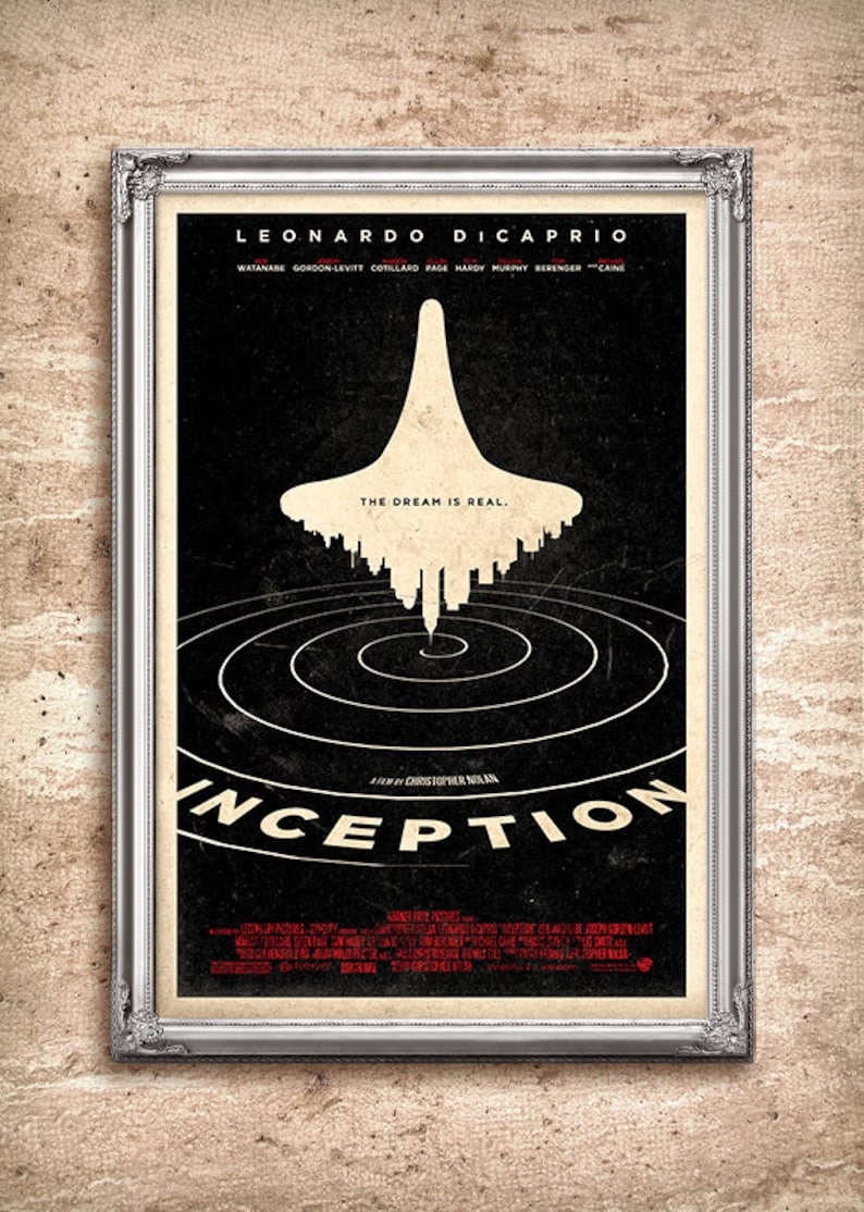 Inception 24x36 Movie Poster - Etsy